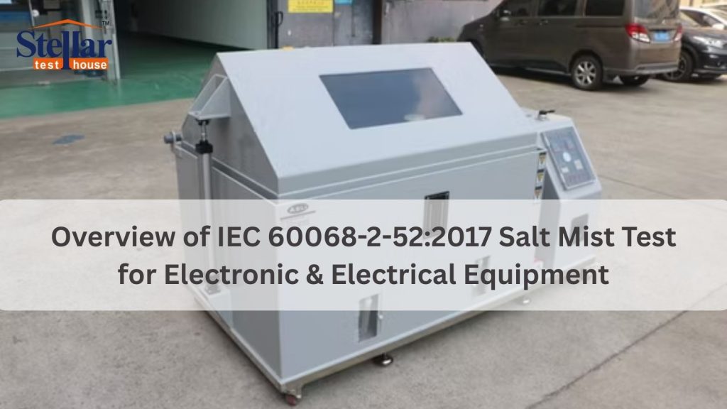 IEC 60068-2-52 Salt Mist Test | Environmental Testing Lab Noida