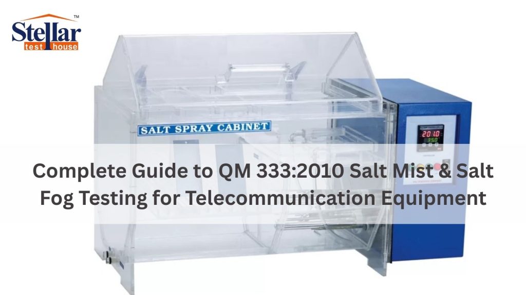 QM 333 Salt Mist & Salt Fog Testing Lab in Noida