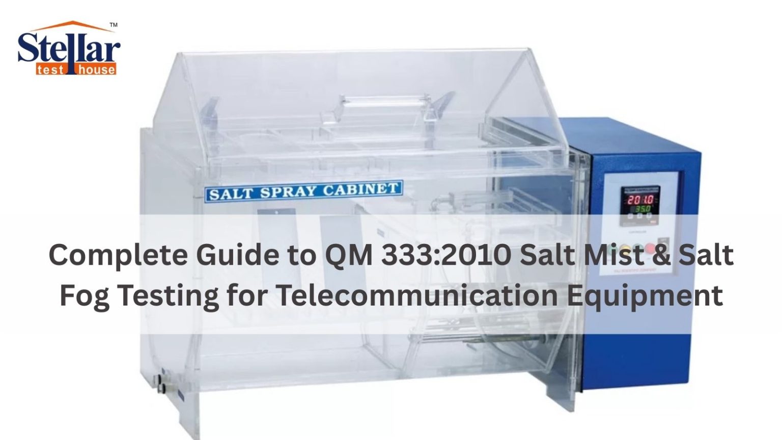 QM 333 Salt Mist & Salt Fog Testing Lab in Noida